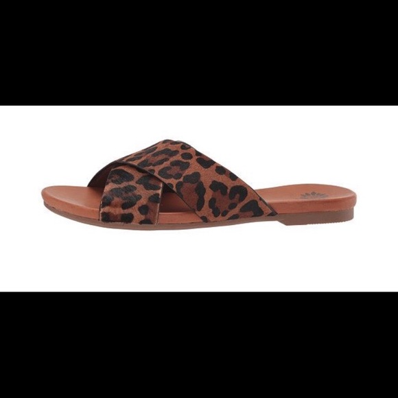 Yellow Box | Shoes | Yellow Box Cammee Slide Sandal Leopard | Poshmark